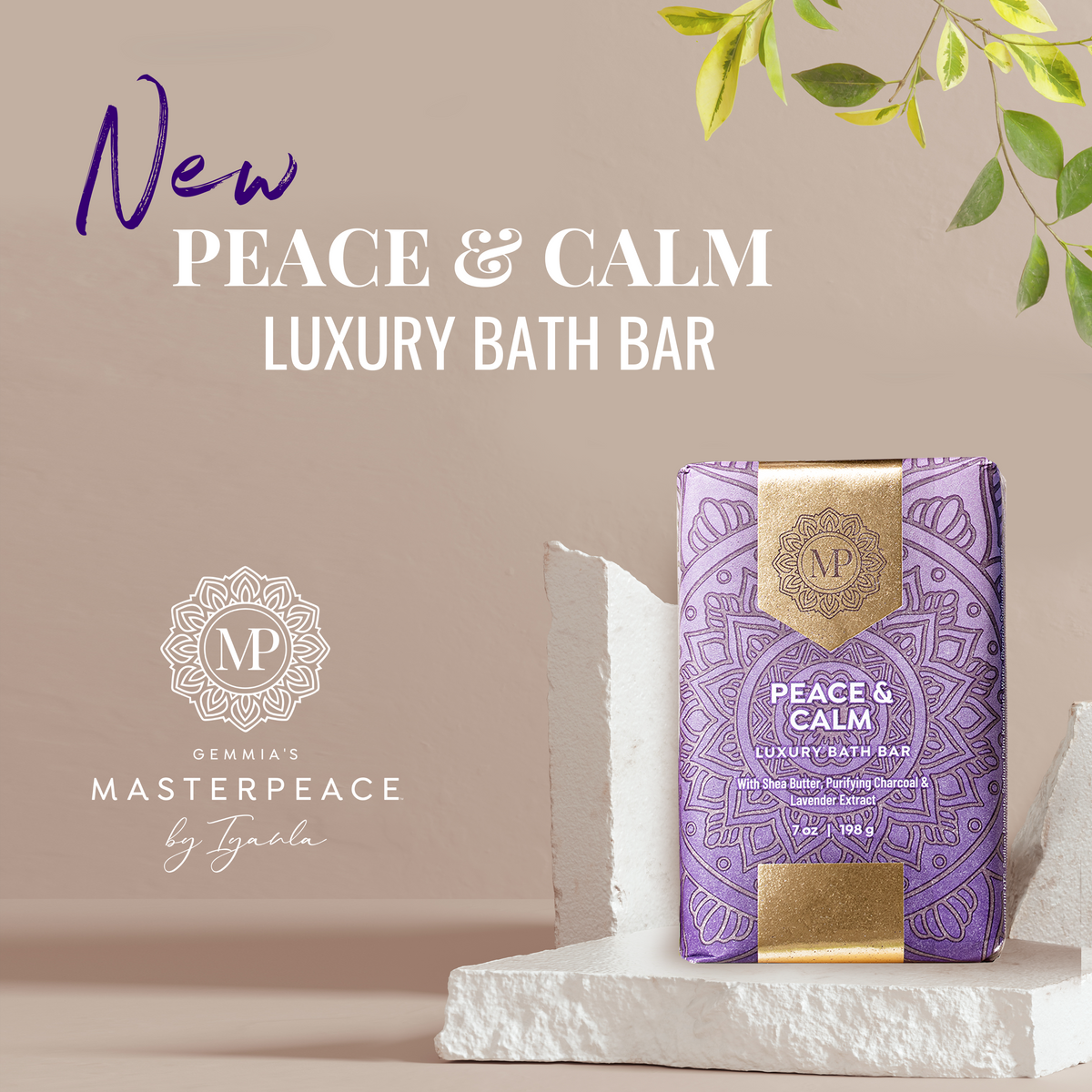 Peace & Calm Luxury Bath Bar – MasterPeace Body Therapy